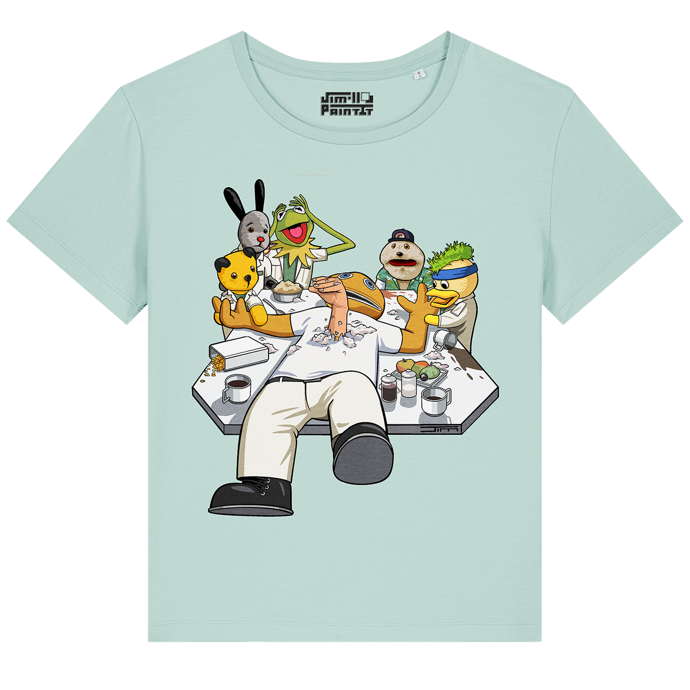 Chestburster - Women's Scoop Neck T-shirt – Jim'll Paint It