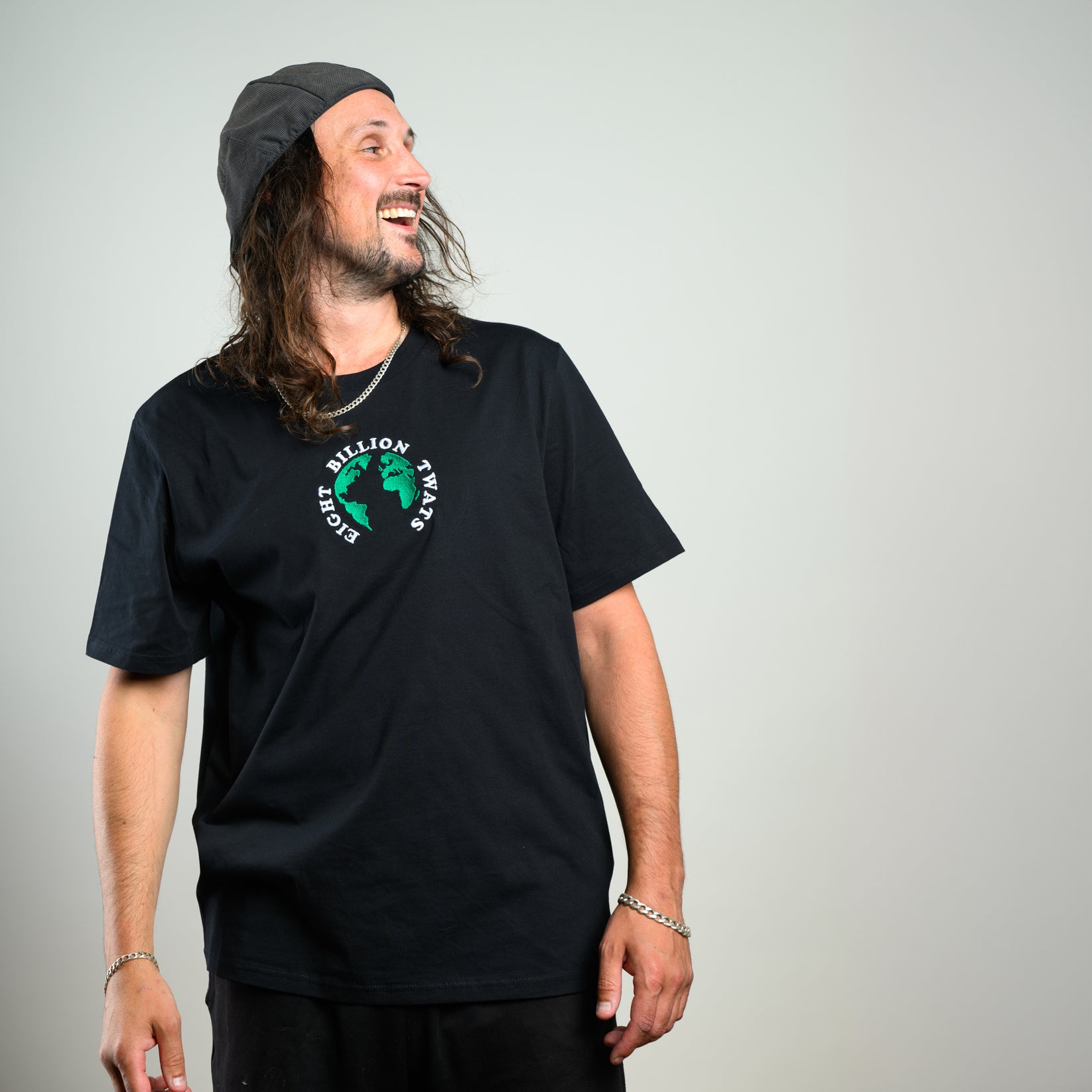 Eight Billion Twats Embroidered Tee – Jim'll Paint It