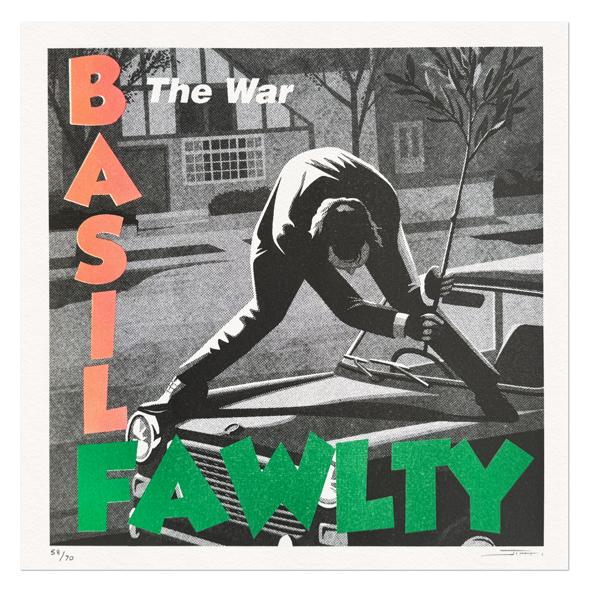 Basil - Ltd Halftone Risograph Print – Jim'll Paint It