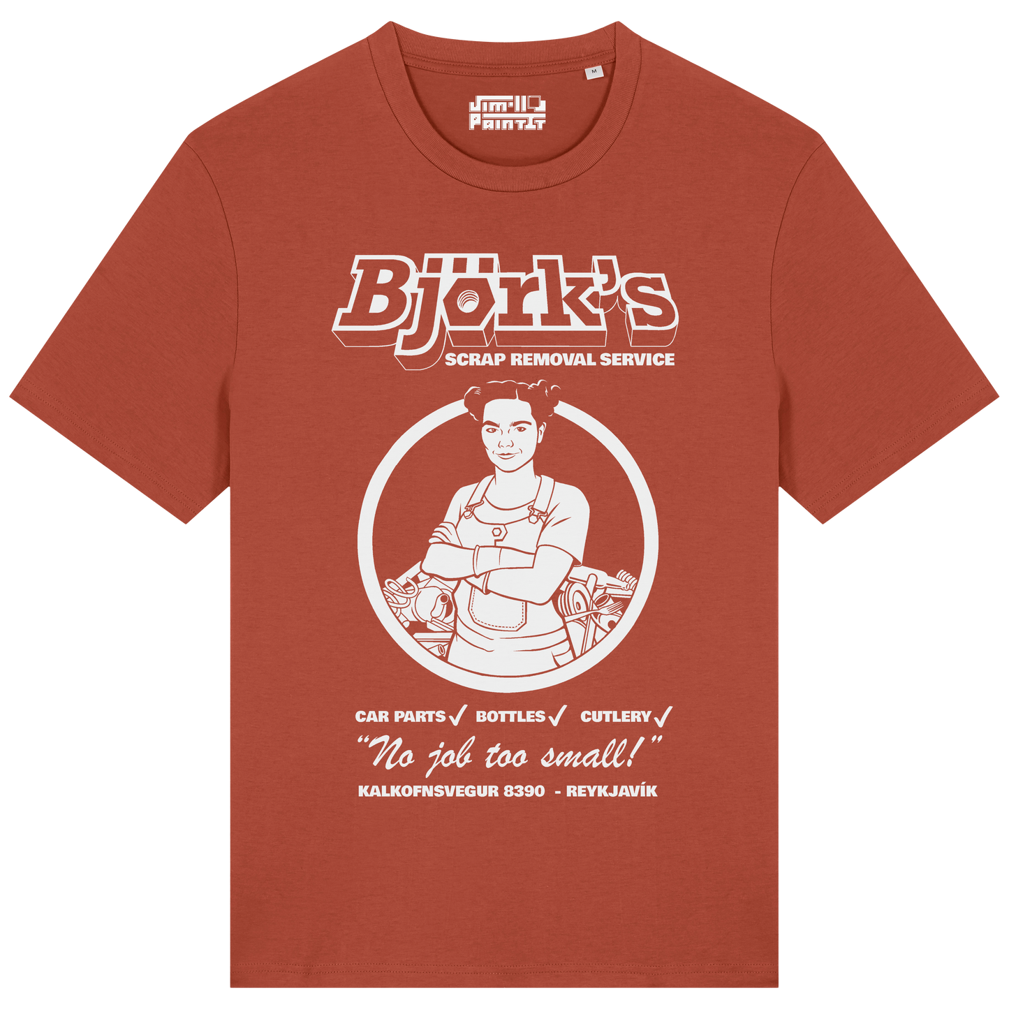 Björk's Scrap Removal Service Tee – Jim'll Paint It