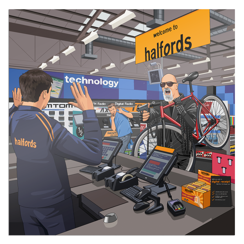 Robs Halfords - Poster Print – Jim'll Paint It