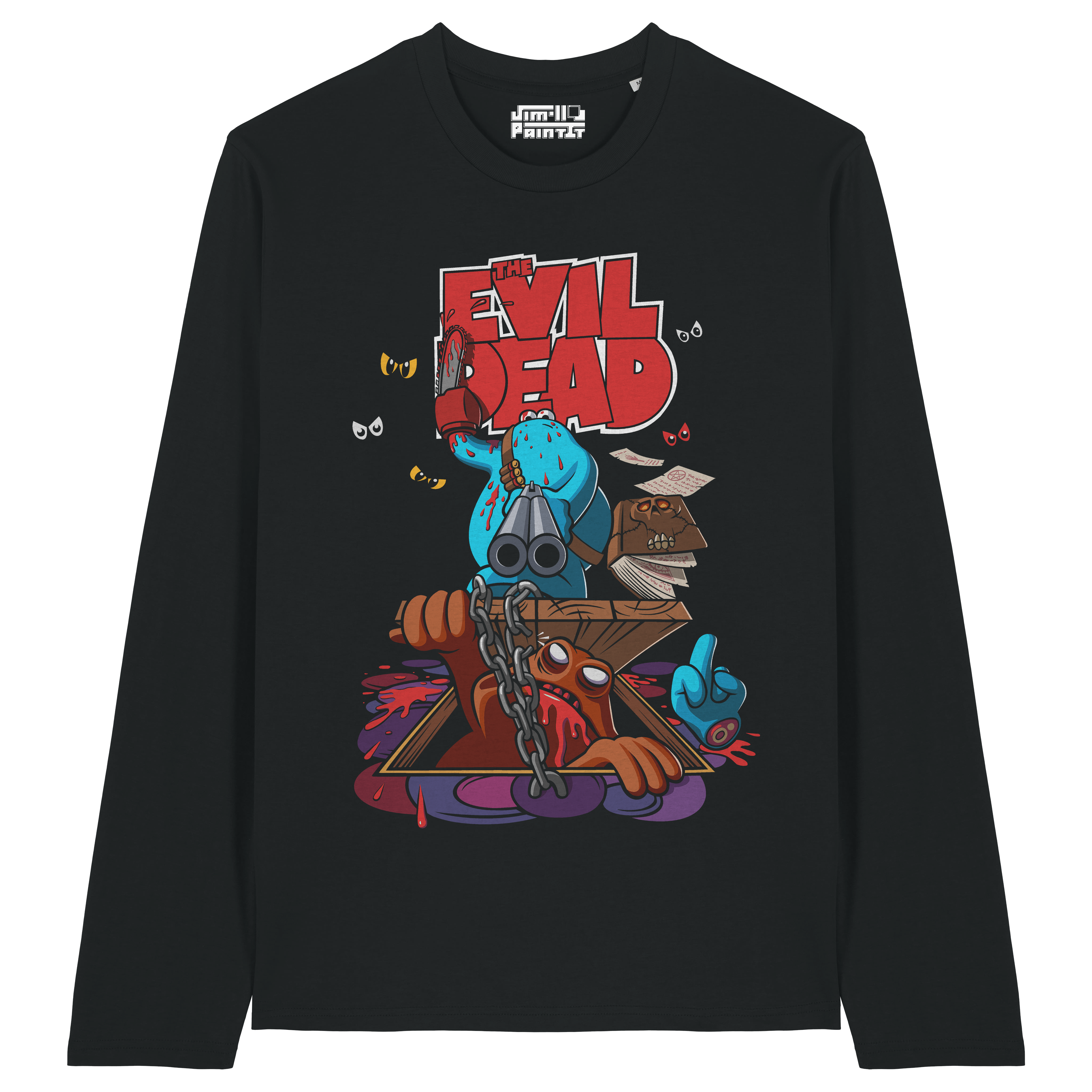 Trapdoor Deadites - Longsleeve T-shirt – Jim'll Paint It